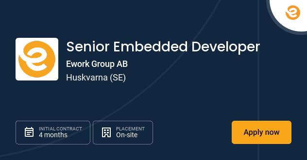 Senior Embedded Developer