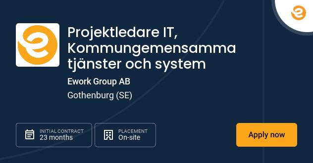 Projektledare IT, Kommungemensamma...