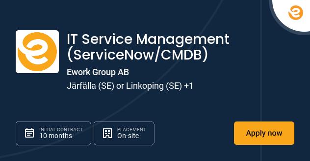 IT Service Management (ServiceNow/C...