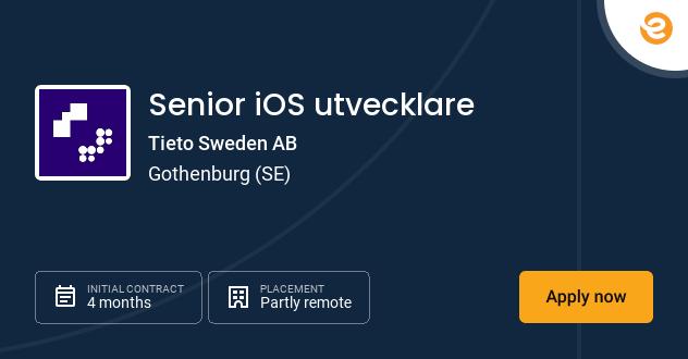 Senior iOS utvecklare