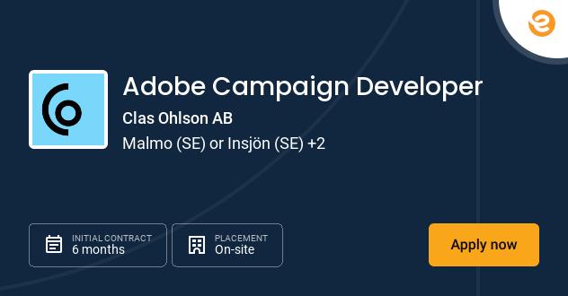 Adobe Campaign Developer
