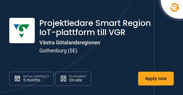 Projektledare Smart Region IoT-plat...
