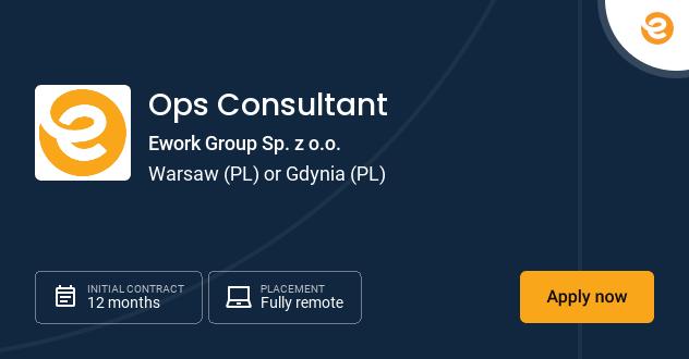 Ops Consultant