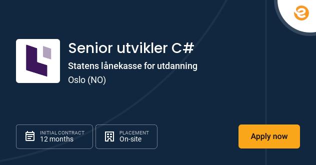 Senior utvikler C#
