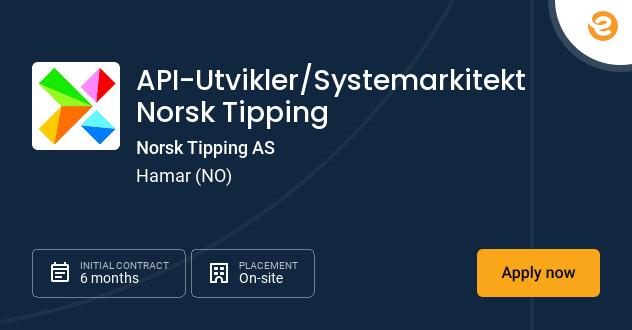 API-Utvikler/Systemarkitekt Norsk T...