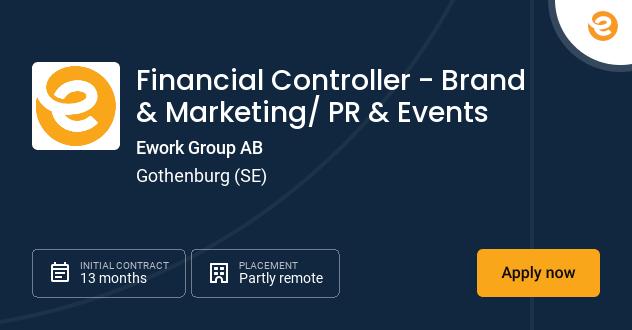 Financial Controller - Brand & Mark...