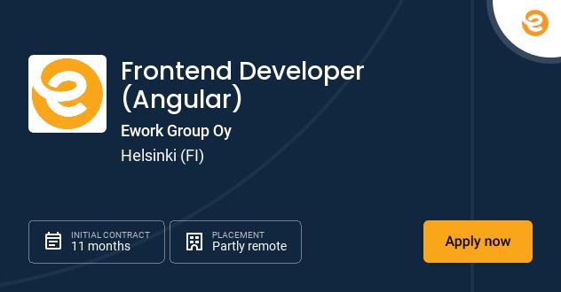 Frontend Developer Angular 7264