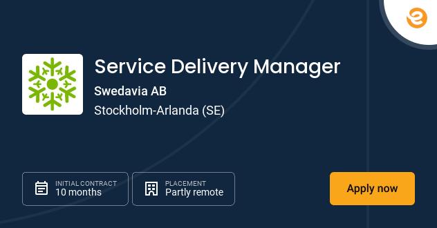Service Delivery Manager