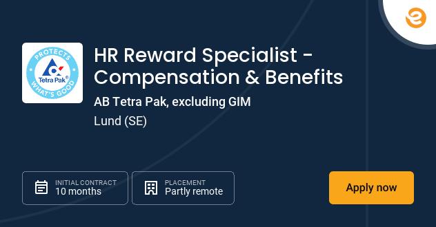 HR Reward Specialist - Compensation...