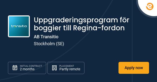Uppgraderingsprogram för boggier ti...