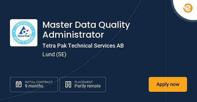 Master Data Quality Administrator