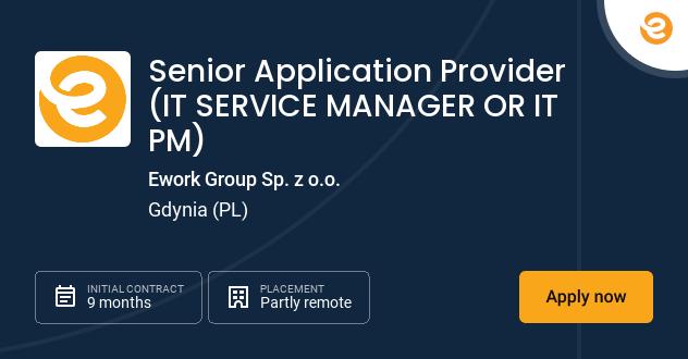 Senior Application Provider (IT SER...