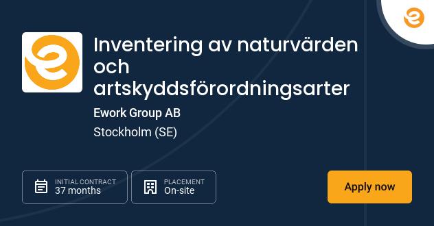 Inventering av naturvärden och arts...