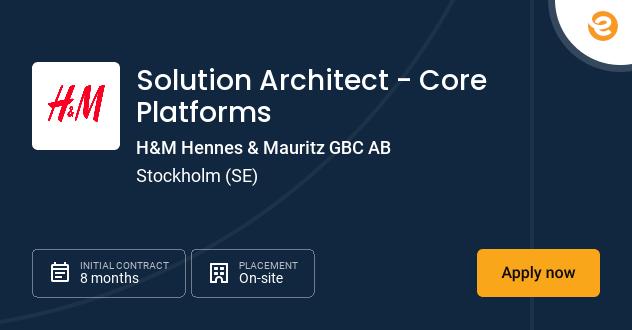 Solution Architect - Core Platforms