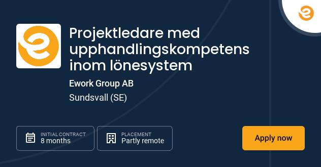 Projektledare med upphandlingskompe...