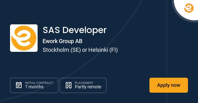 SAS Developer