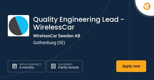 Quality Engineering Lead - Wireless...
