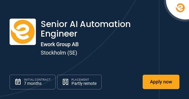 Senior AI Automation Engineer