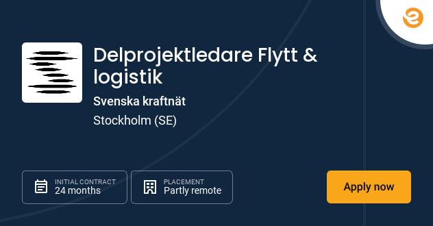 Delprojektledare Flytt & logistik