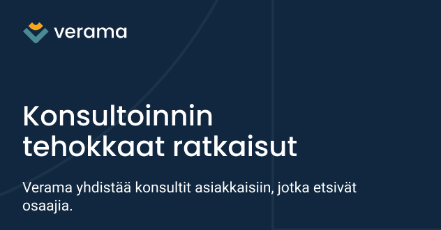 Löydä satoja uusia toimeksiantoja joka viikko | Ework Verama